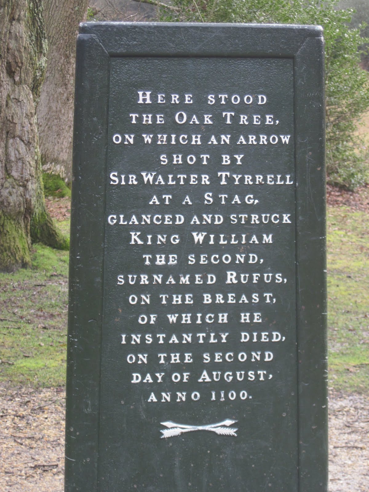 Where Beechmast Falls: From Rufus Stone to Brook-a Short Walk on Sunday