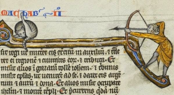 Grace Elliot - blog.: Medieval Monks, Marginalia, and Cats