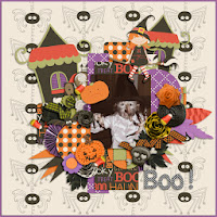 Le scrap de yas: kit "Scary halloween " + Freebie