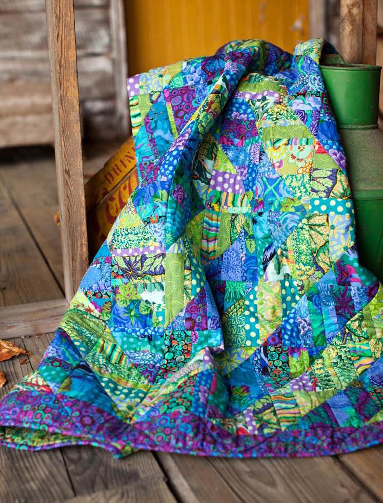 Quilt Inspiration: Free pattern day! Kaffe Fassett Quilting and Sewing