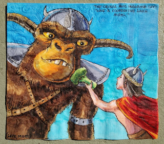 Daily Napkins: Crusha and Fangbone From "The Birthday Party of Dread"