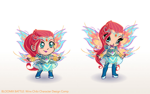 ¡Nuevos bocetos de Bloom Bloomix en el juego Winx Bloomix Battle de ...