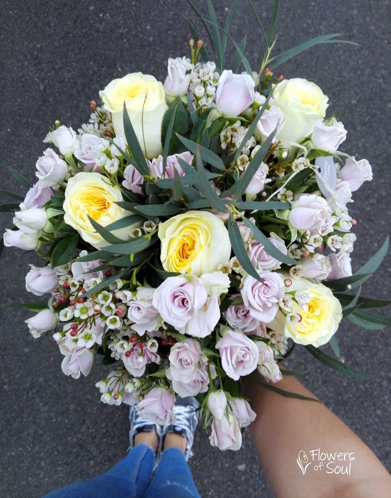 Flowers of Soul: Buchete deosebite, in culori pastelate si flori delicate