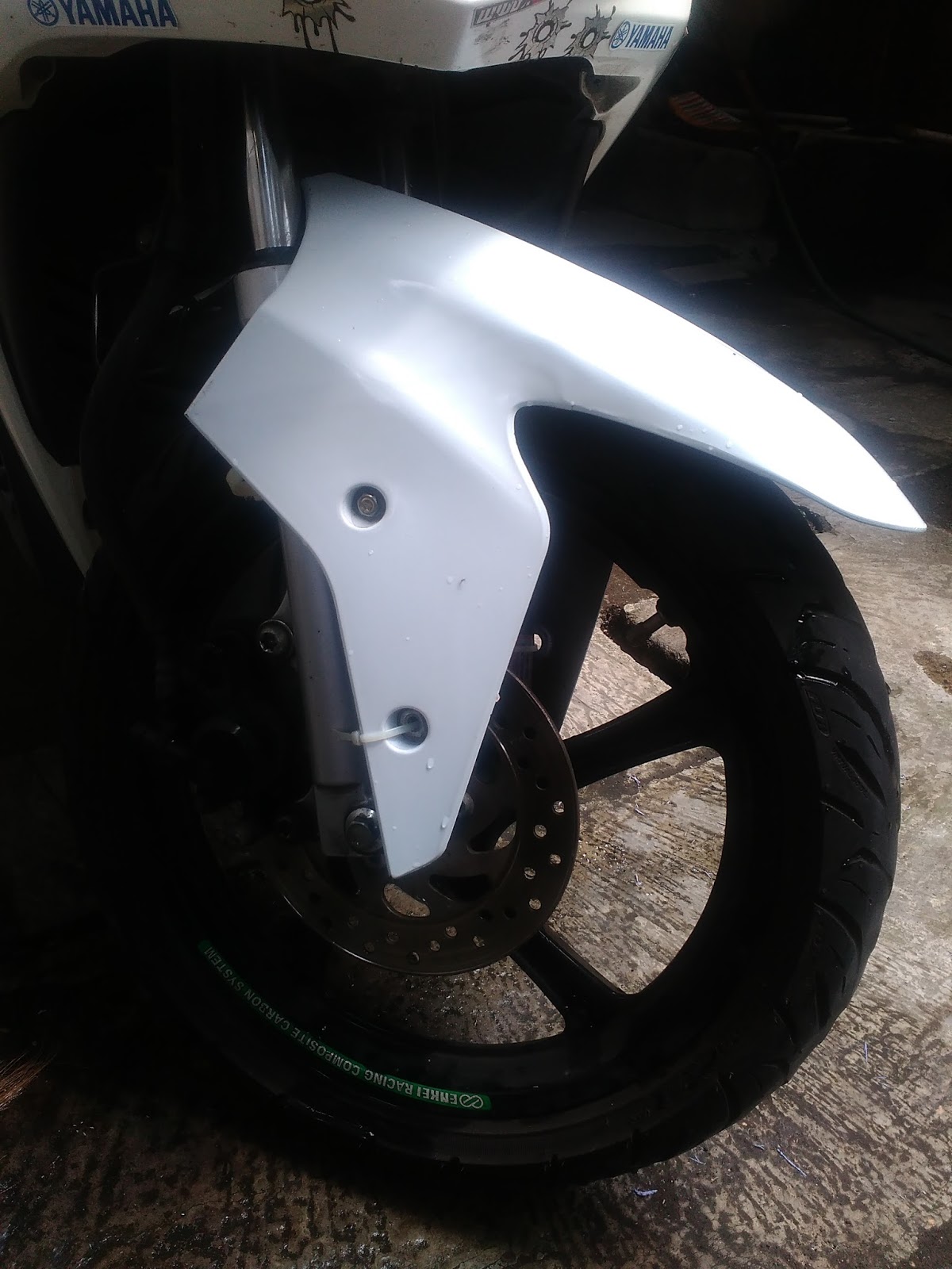 irachman: Pasang Spakbor Ninja di motor matic Soul GT