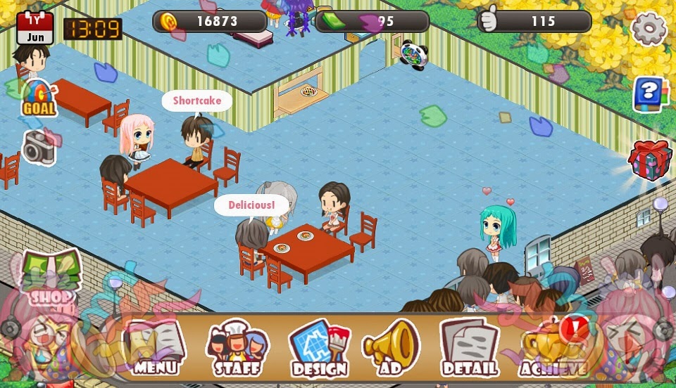 Emoticon Addiction ;): Moe Girl Cafe: Android game