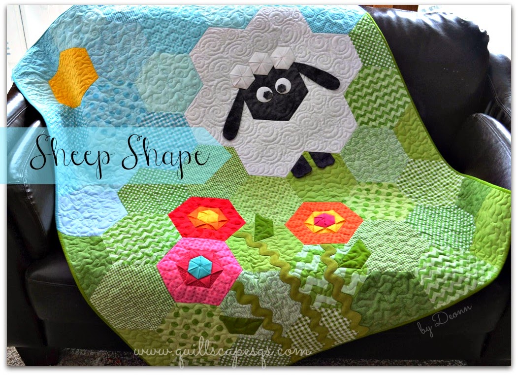 .Quiltscapes.: Cover Girl... SHEEEEPISH.