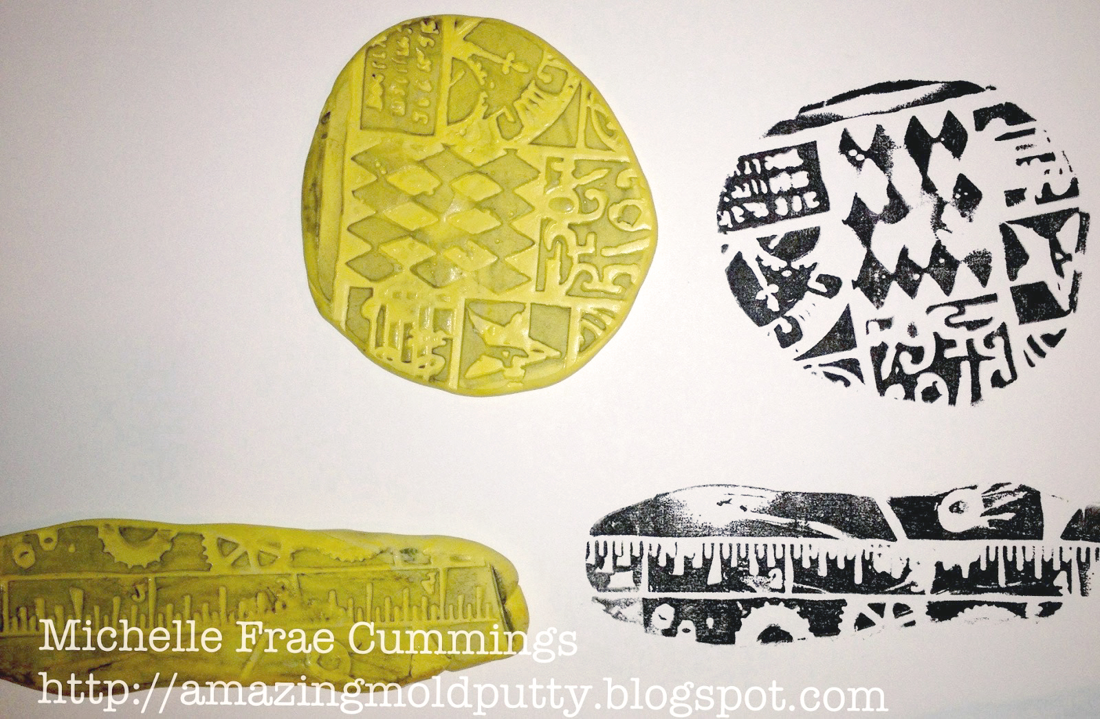 Amazing Casting Products: Making Rubber Stamps from Embossing Folders ...