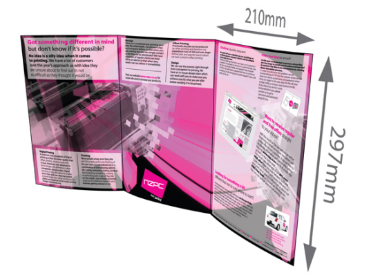 lighthouse printing: 6 page A4 brochures