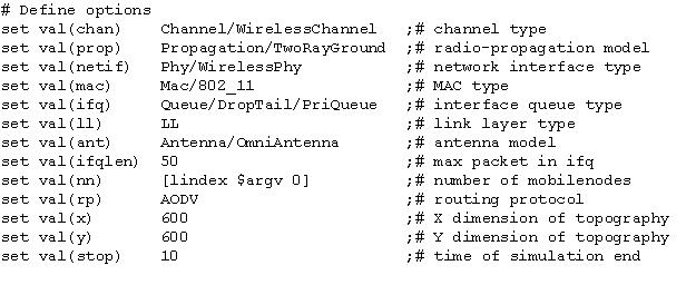 Tcl script to create the dynamic number of nodes and its initial location NS2 WIRELESS PROGRAM ...