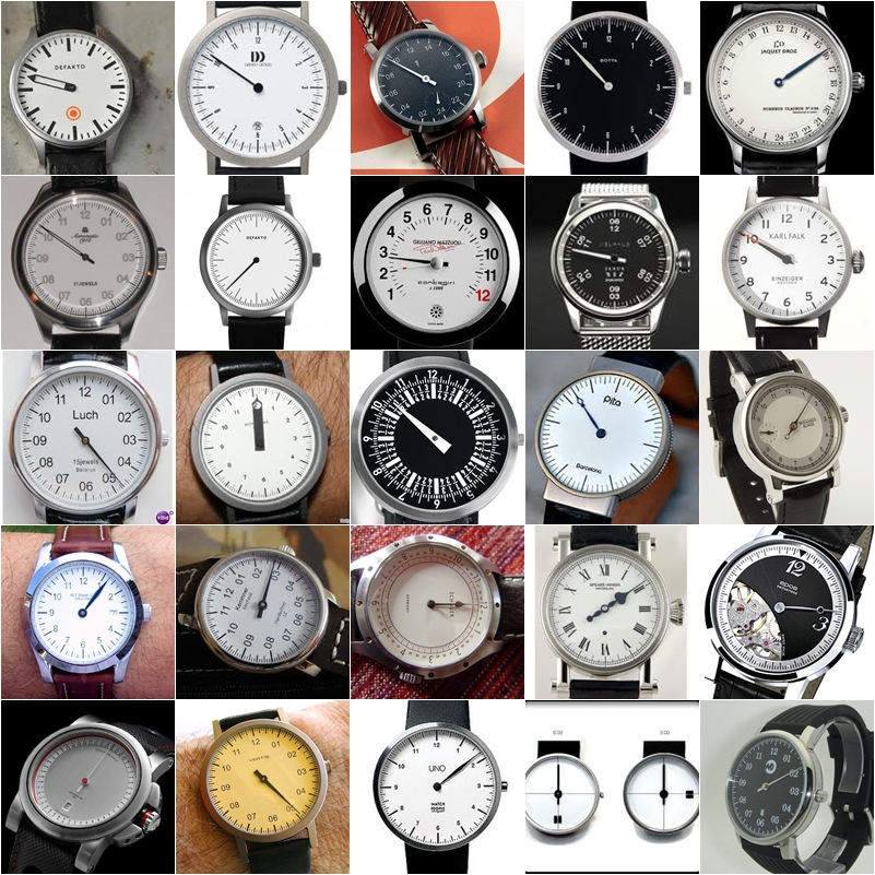 OMB: Collection of One-Hand, mono-hand, single-hand Watch
