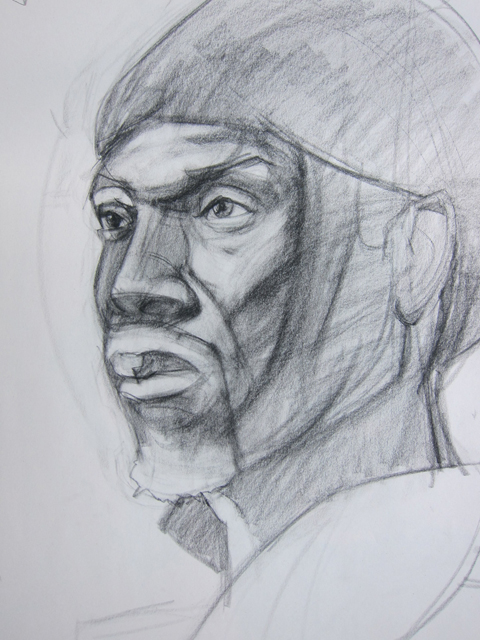 Sketchblog Chris Chien: Head Drawing - 2D Shapes and Head Construction