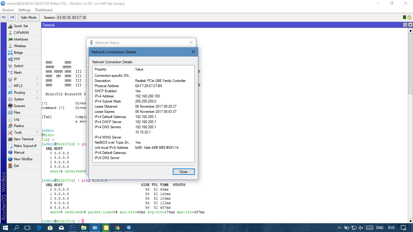 Cara Routing Mikrotik Menggunakan Terminal di Winbox - ADIBLOG