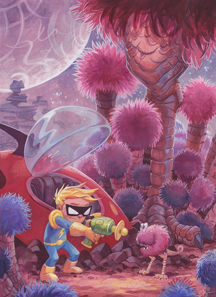 The Geeky Nerfherder: Cool Art: 'Spaceman Spiff' by Laura Bifano