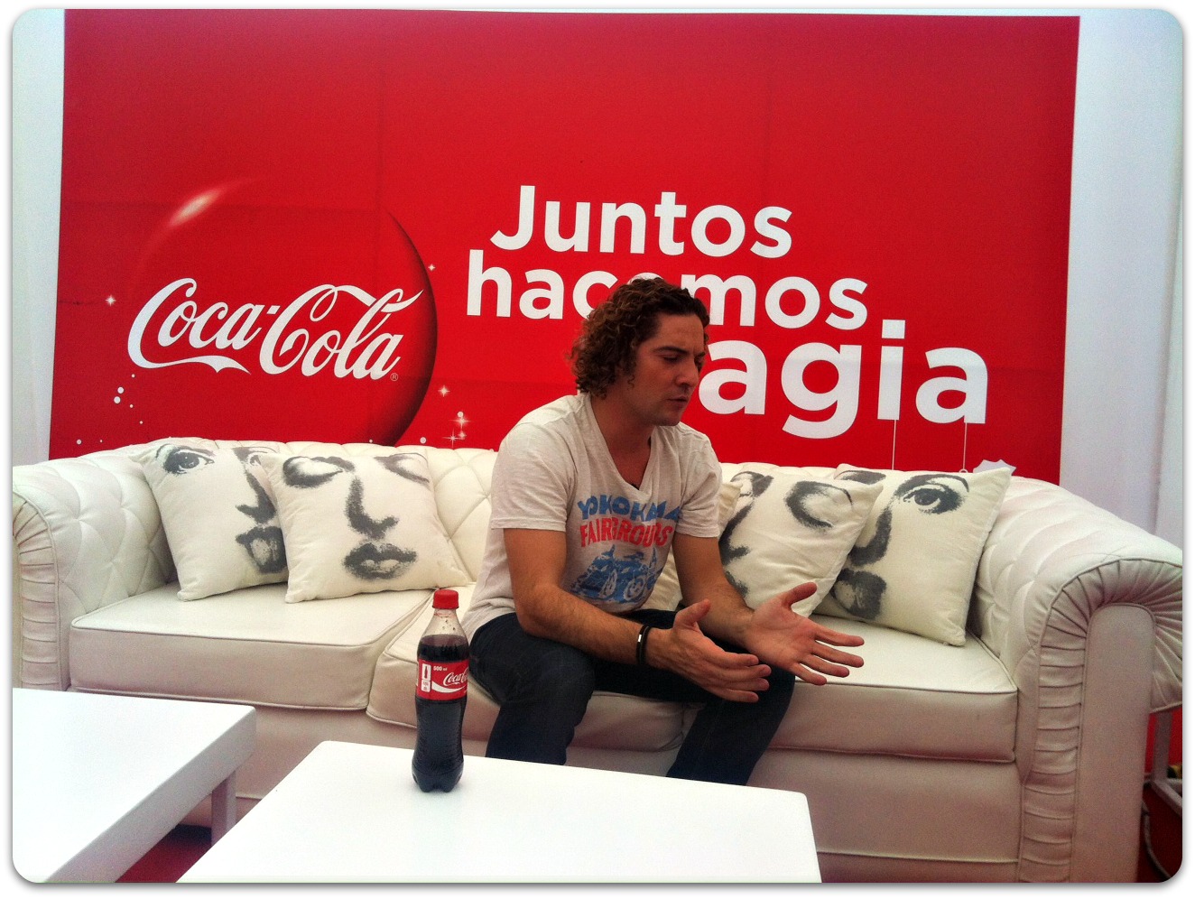 David Bisbal - Hoy, evento Coca-Cola, Lima (Perú) | 100x100 BISBAL