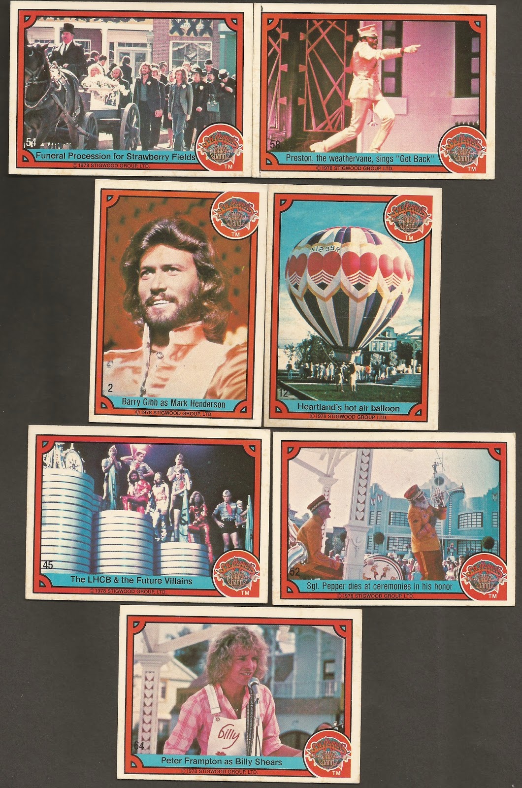 1976-1985: My Favorite Decade: Sgt. Pepper movie bubble gum cards (1978)