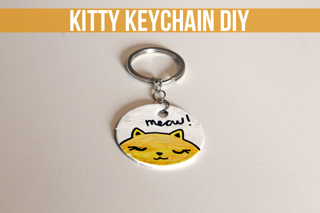 This Memorable Life: Kitty Key Chain DIY