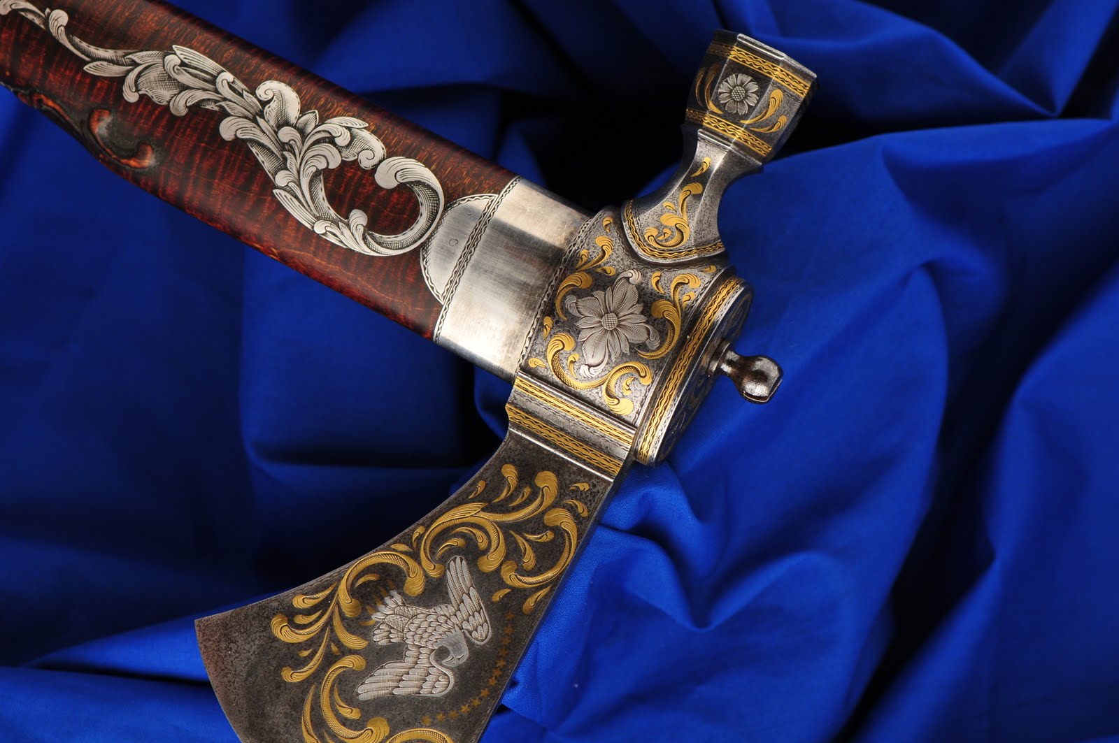 Judson Brennan: Alaskan Longrifle Artisan: Engraved Tomahawk by Jud