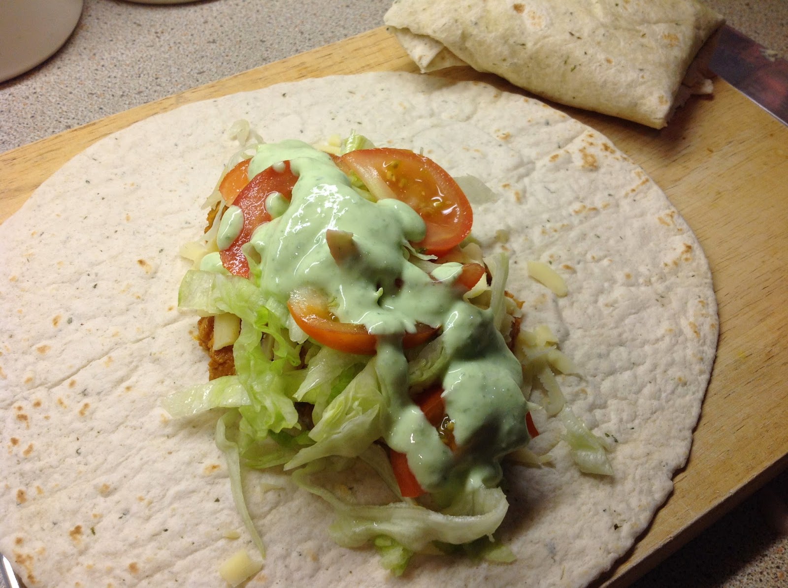 This Muslim Girl Bakes: Cheesy Chicken Tandoori Wraps