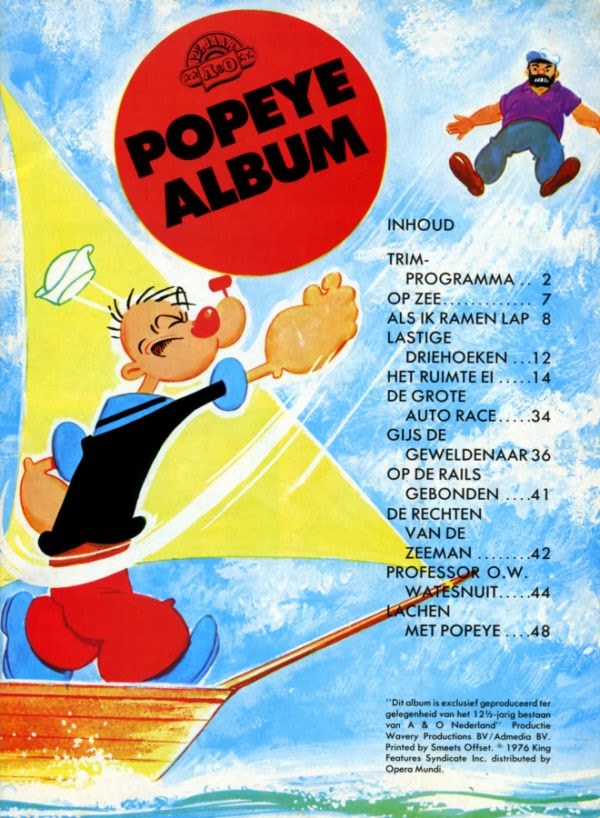 HET verzameloord: POPEYE ALBUM