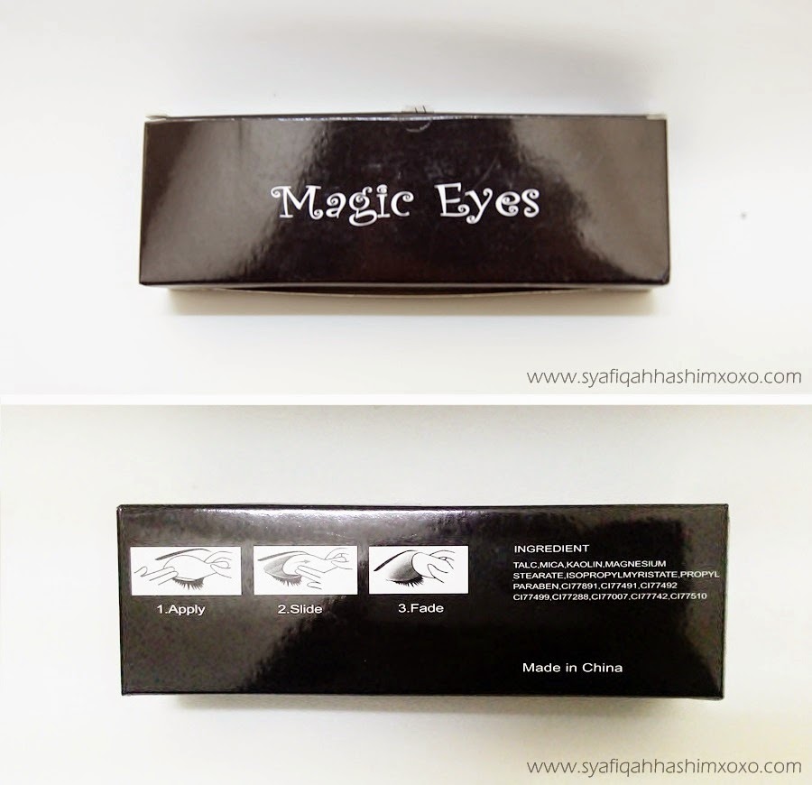 SyafiqahHashimxoxo: Beauty: Magic Eyes Instant Eyeshadow