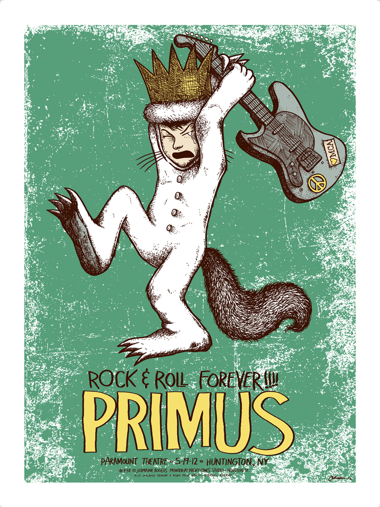 INSIDE THE ROCK POSTER FRAME BLOG: Jermaine Rogers Primus Huntington ...