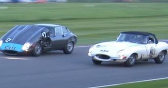 Just A Car Guy: actually incredible high stakes racing... E types at ...