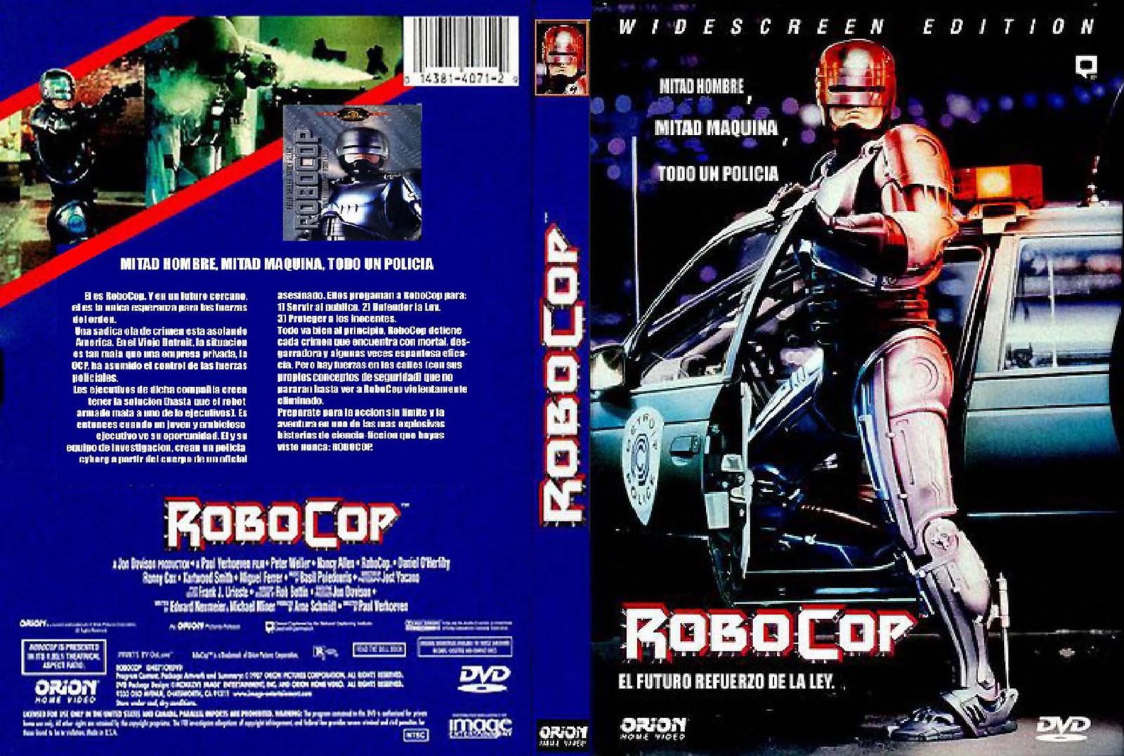 CINE DE LOS OCHENTA: Robocop (1987,Paul Verhoeven)