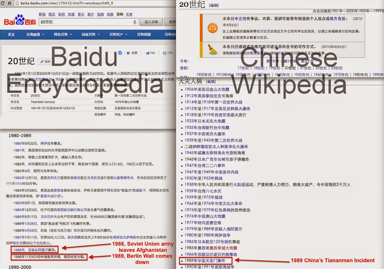 25 Years After Tiananmen, Baidu’s Wikipedia Has No Article For "1989"