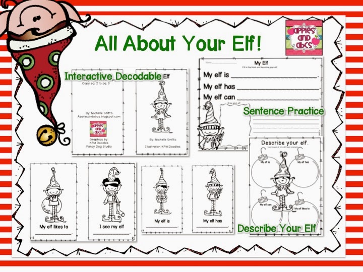 Elf in the Classroom - Apples & ABC's