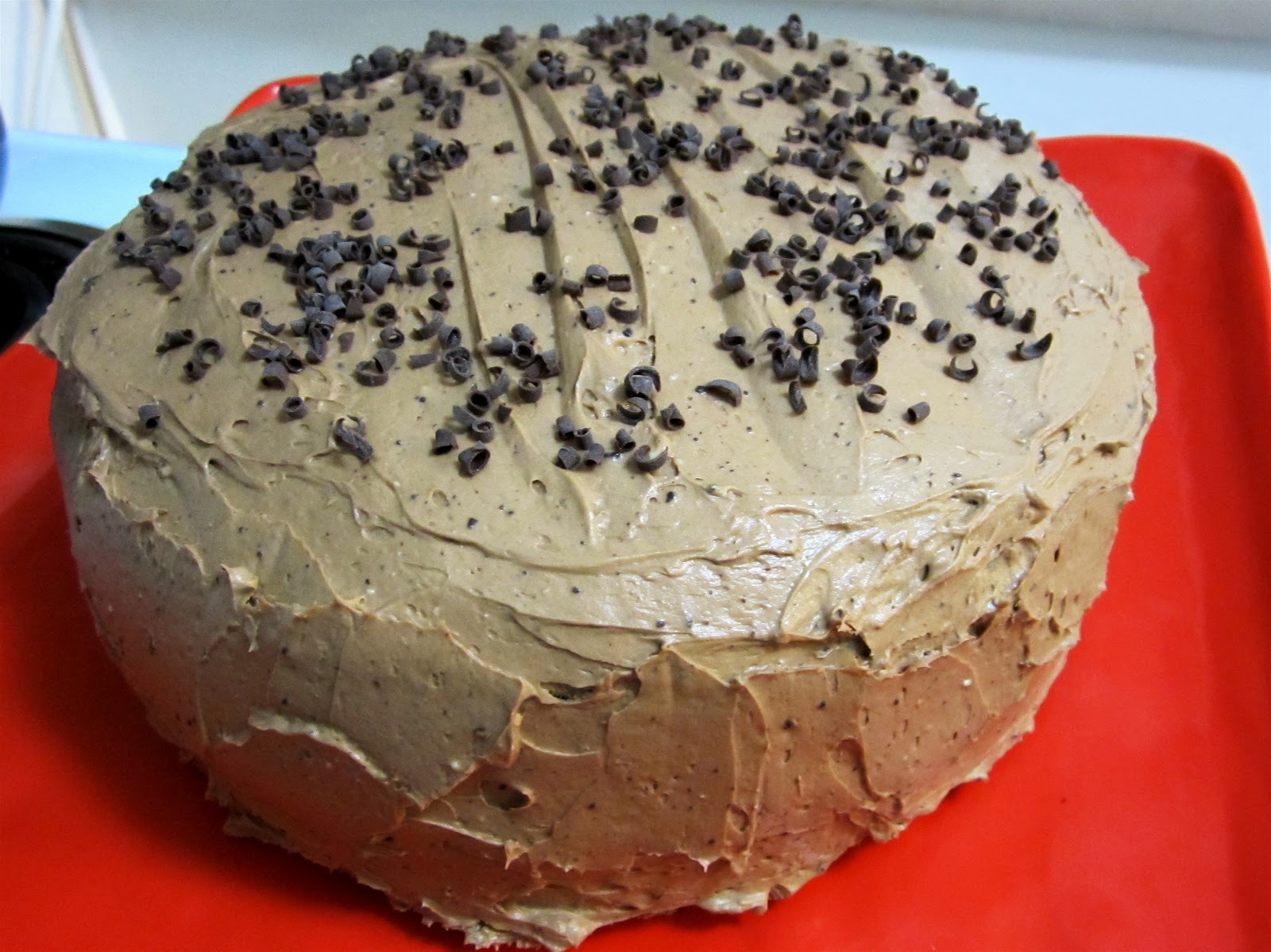 Recipes For Laughter: Mocha Layer Cake with Mocha Cream Cheese Frosting