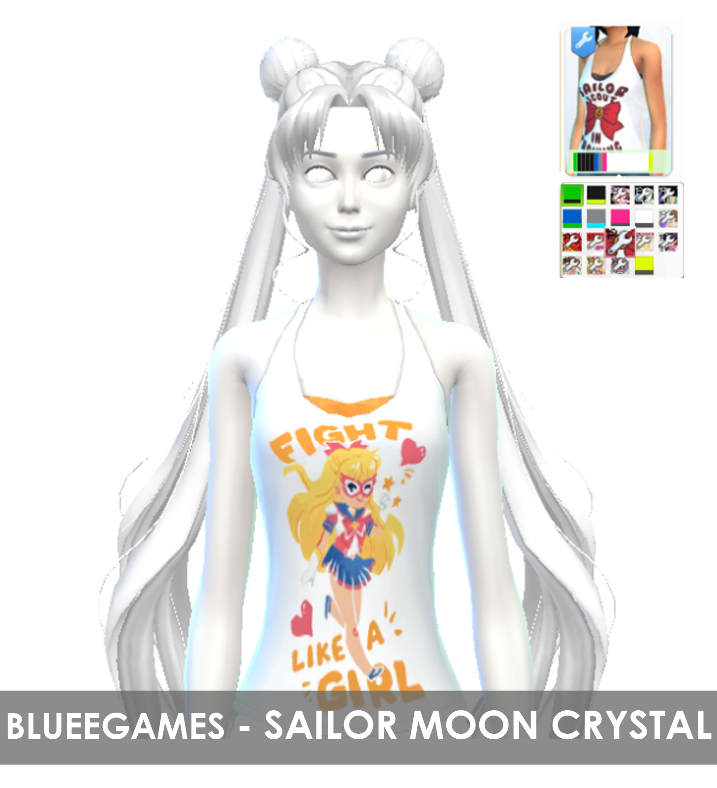 Sailor Moon Crystal | Clothes Pack | CLOTHES - BlueeGames