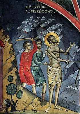 ORTHODOX CHRISTIANITY THEN AND NOW: Synaxarion of Saint Sozon the Martyr