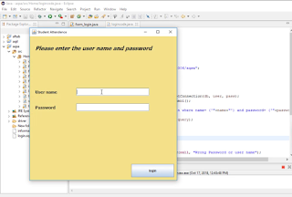Student Attendance Management system Java Project With Database Free ...