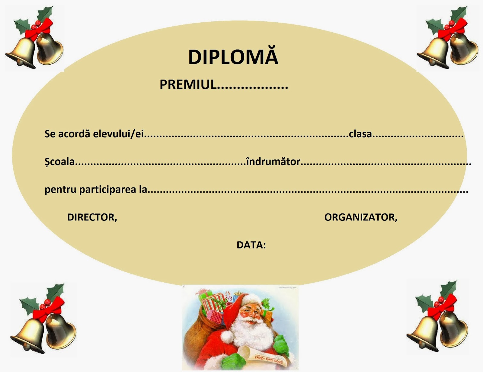 Lumea lui Scolarel...: Diplome de Crăciun