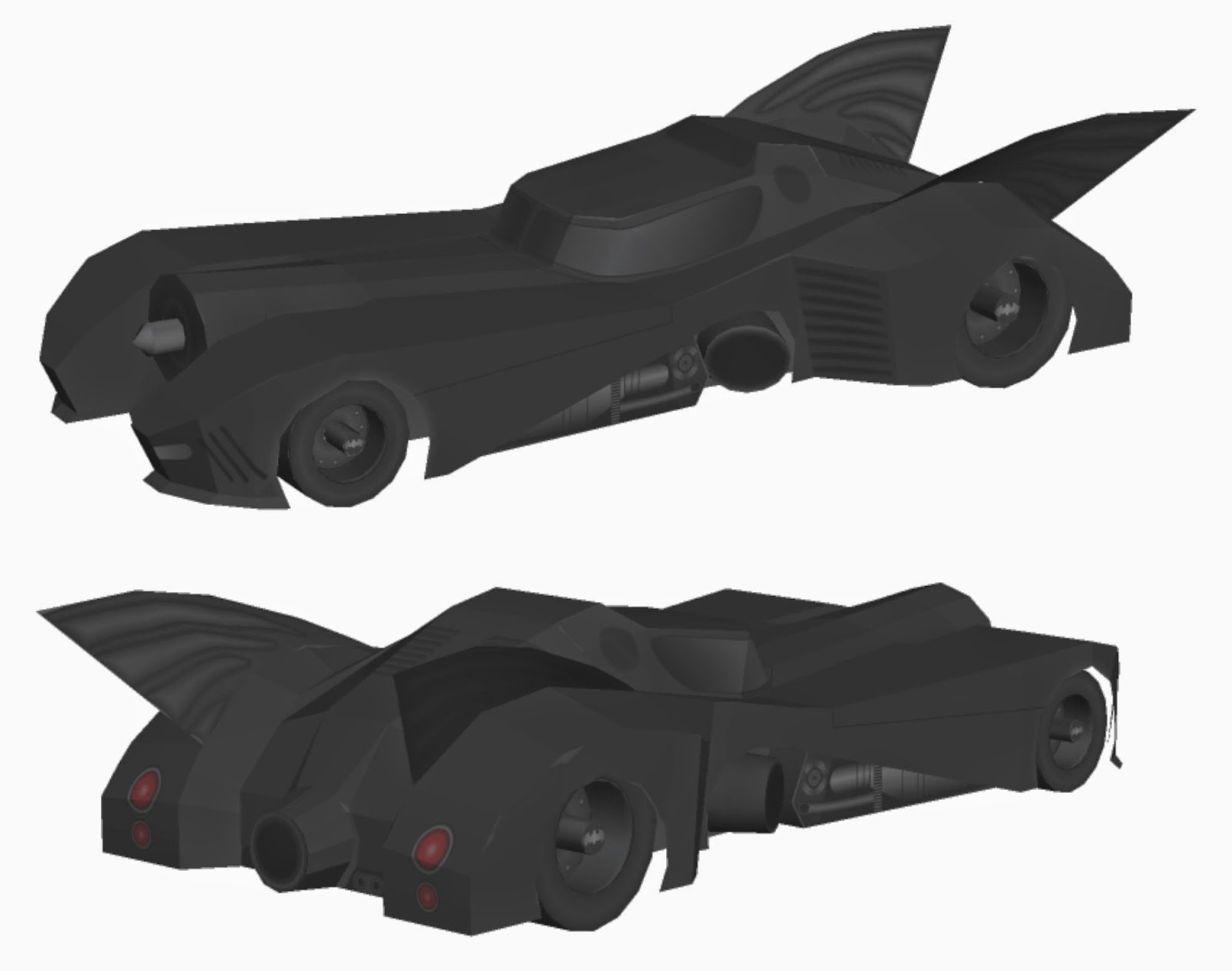 Wongday Papercraft: Batmobile