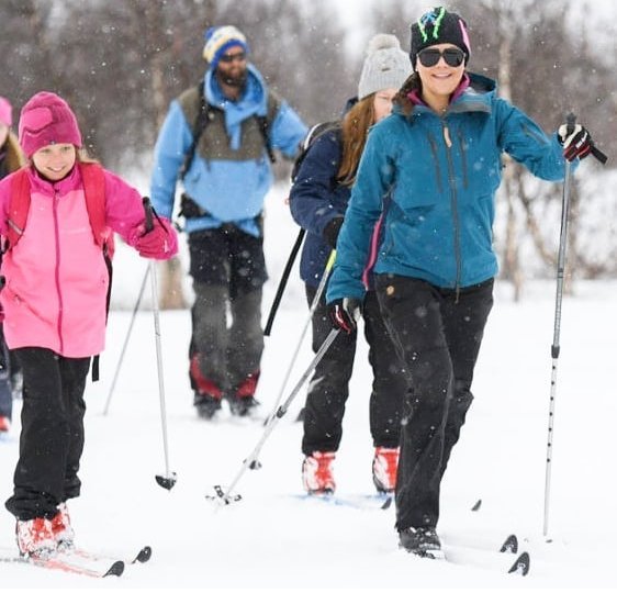 Swedish Crown Princess Victoria's hiking in Lappland