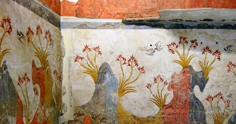 Naxos 365 : Η ΤΟΙΧΟΓΡΑΦΙΑ ΤΗΣ ΑΝΟΙΞΗΣ - SPRING FRESCO (THERA)