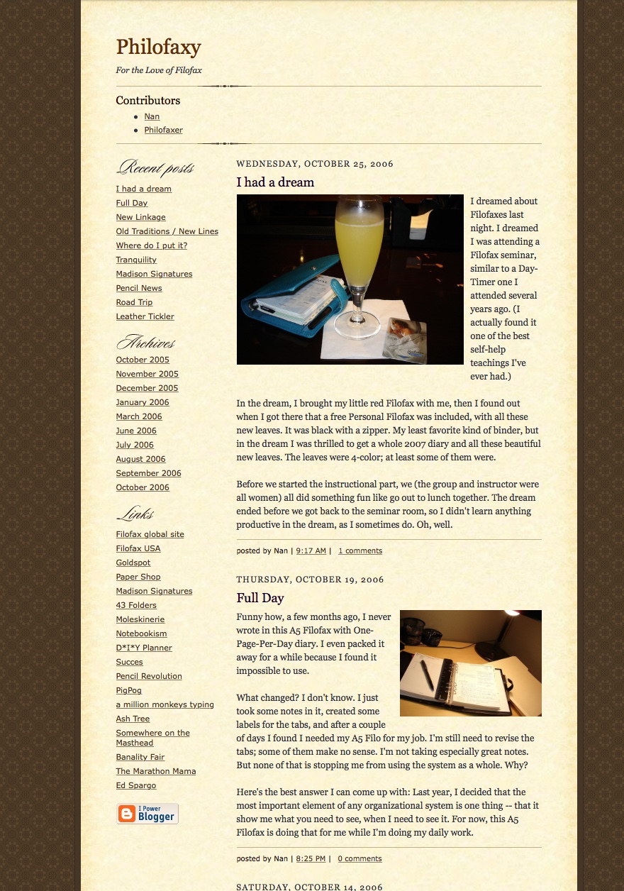 Philofaxy: Free For All Friday - No. 520 by Steve