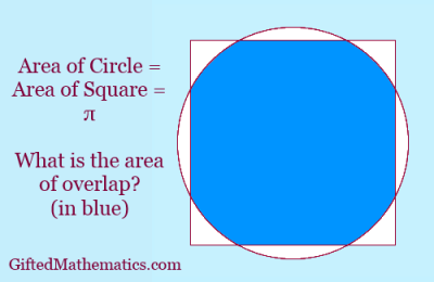 Gifted Mathematics: A Pi Day Puzzle