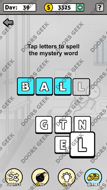 Words Story Day 39 Answer ~ Doors Geek