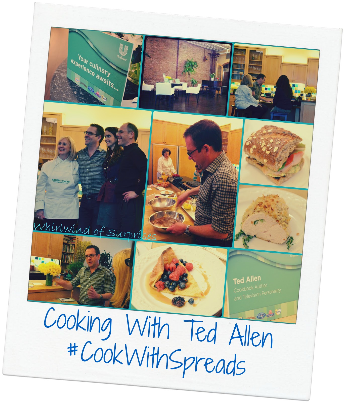 Whirlwind of Surprises: Cooking with Ted Allen! #CookWithSpreads