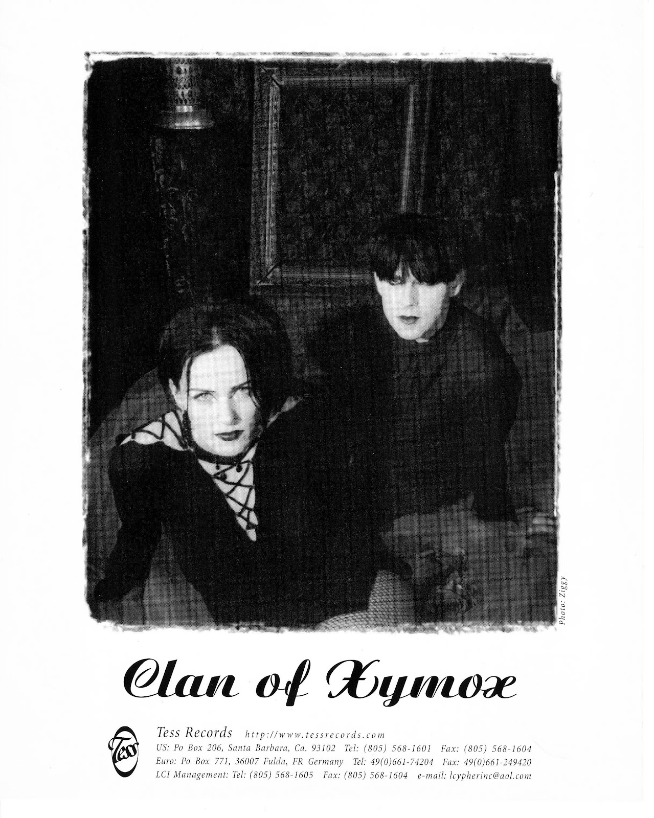 Lansure's Music Paraphernalia: XYMOX | CLAN OF XYMOX