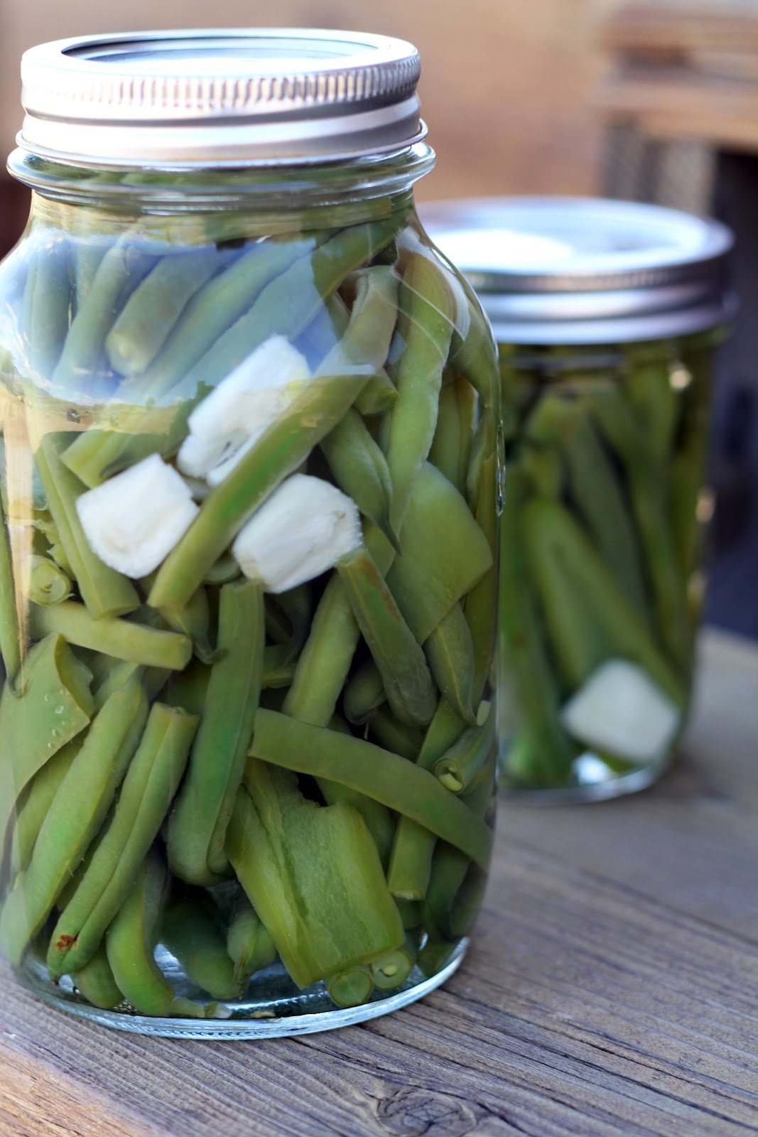 Blue Kale Road: Spicy Pickled Green Beans and Jalapenos