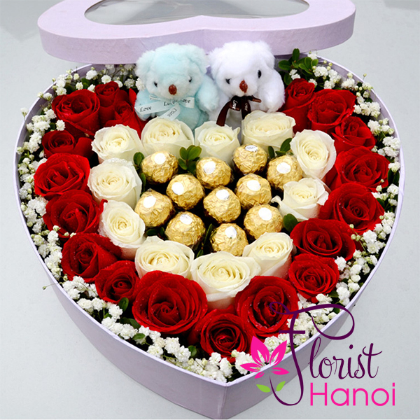 3 creative ways of giving Valentine's day flowers | Florist Hanoi