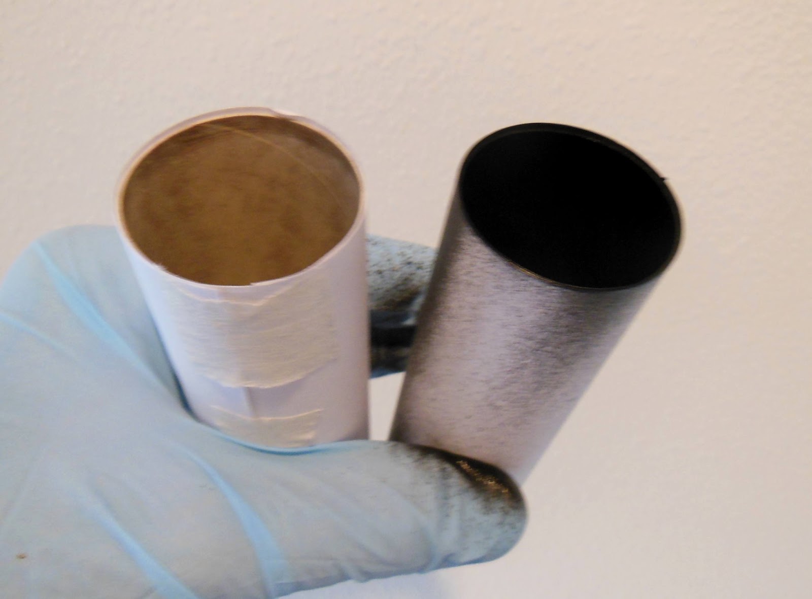 Model Rocket Building: Quest Raptor Build Part 9, Black Parts Prep