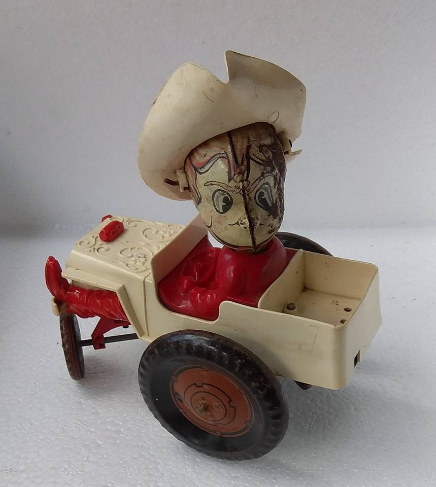 Toys Museum : 1950s Sheriff Sam And His Whoopee Car By Marx USA - BNLL