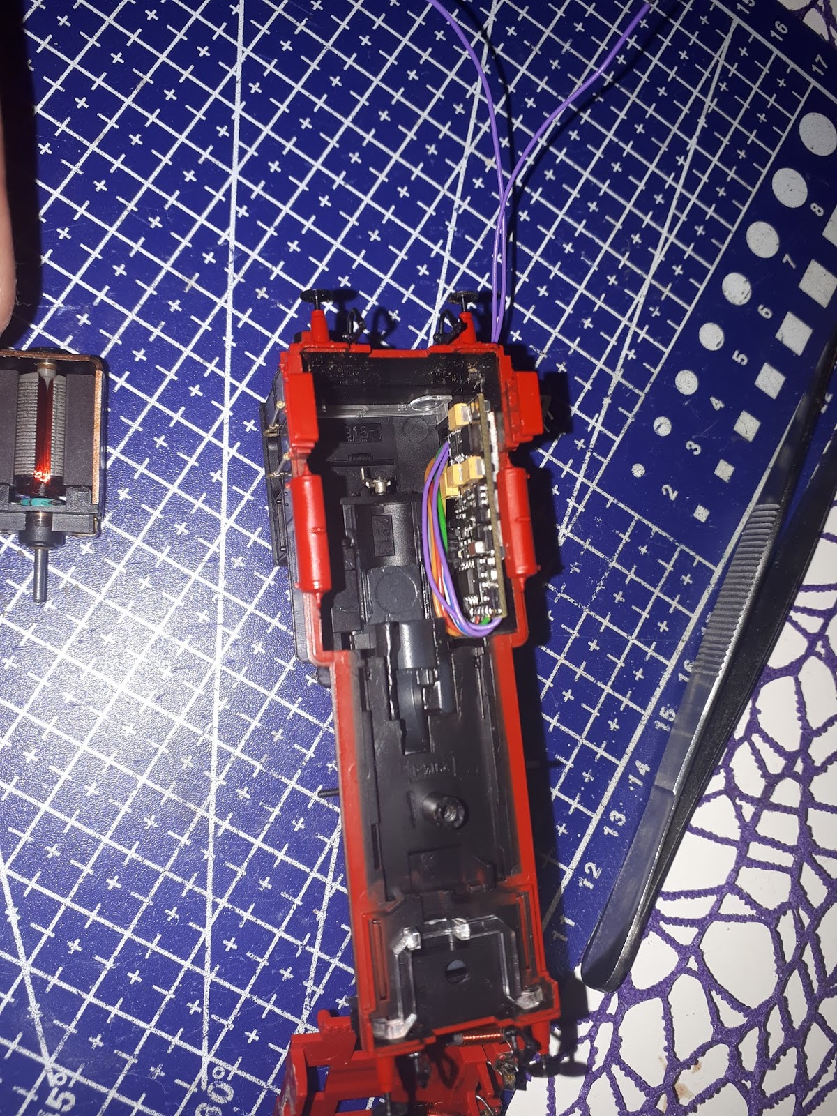 Kolejiště "Vejrov": Přestavba BR 89 Fleischmann na ČSD 312.8500