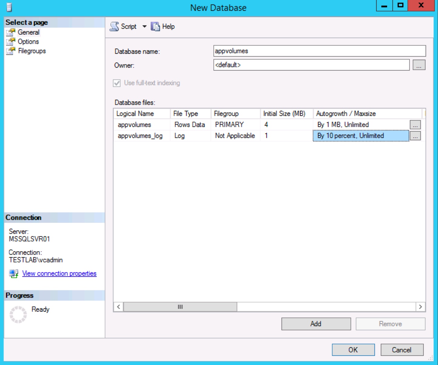 App Volumes Manager deployment.