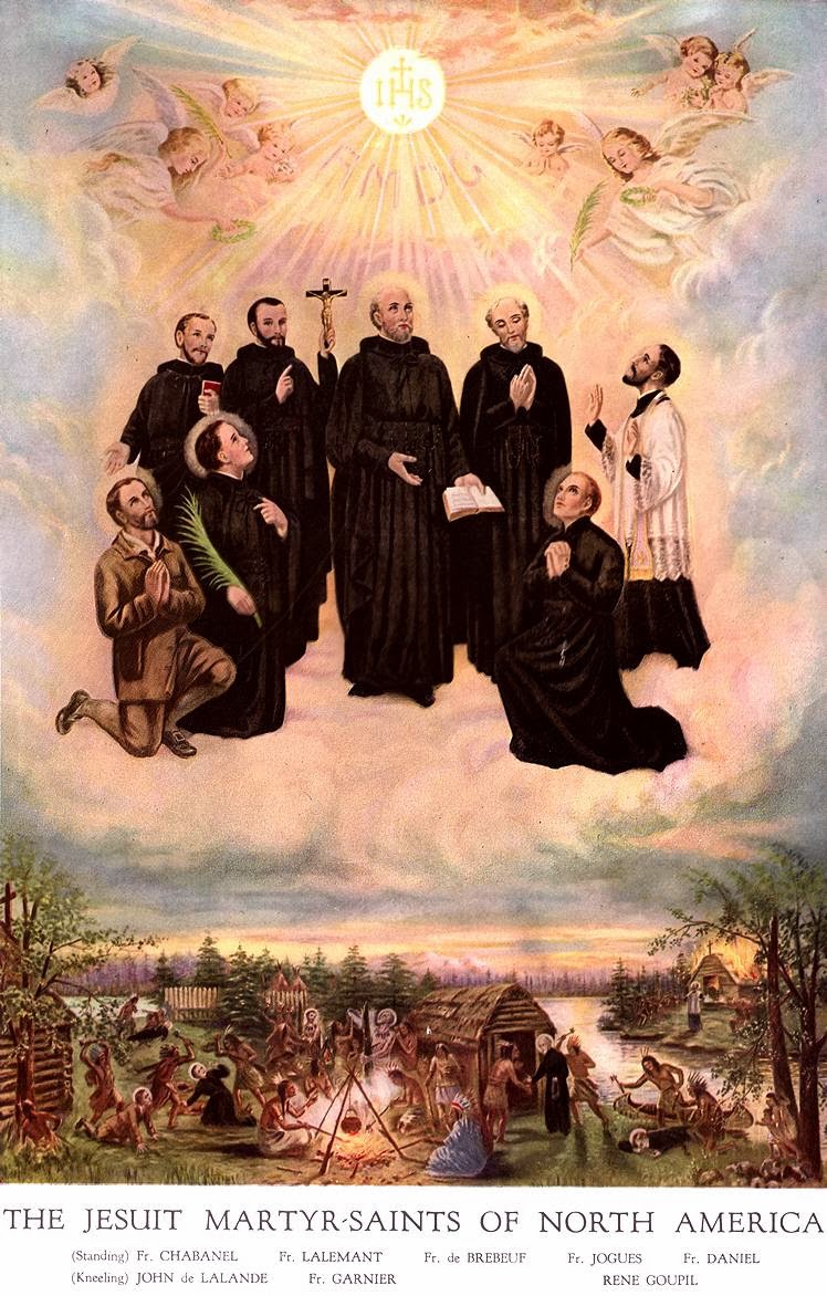 FrKevinEstabrook: Homily: October 19 2015 - Saints Isaac Jogues, John ...