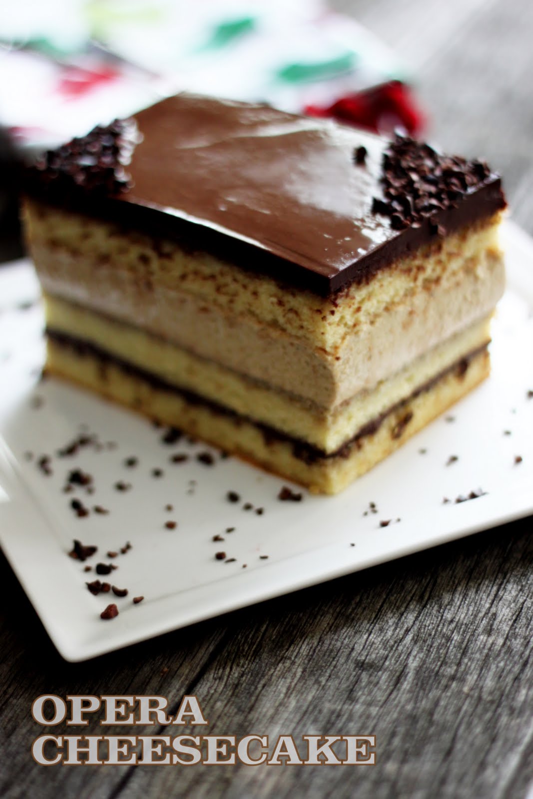 Final chapter for this year - Opera Cheesecake - Bisous À Toi